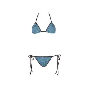 ANEMOIA Gina Ruched Bikini - Blue