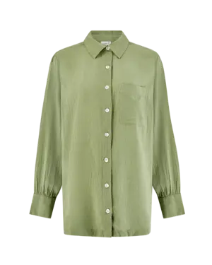 NUDEA The Midi Shirt Rosemary - Green