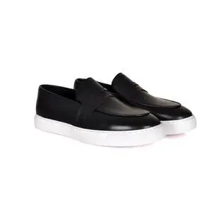 DAVID WEJ Bradford Calf Leather Sneakers - Black