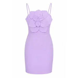 Yumi Kim Alina Lilac Linen Dress - Purple
