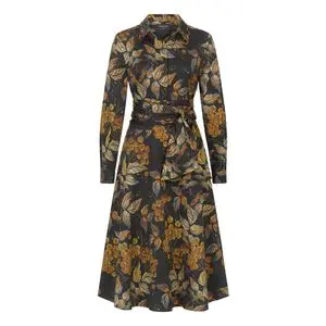 MARIANNA DÉRI Golden Leaves Dress - Black