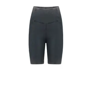 PCFG Black / Grey Your Itch Acid Wash Biker Legging - Black/grey