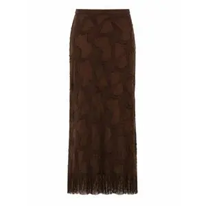Carmen Says Balance Fringe Maxi Skirt