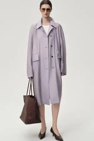 FRONT ROW SHOP Zephy Trench - Purple