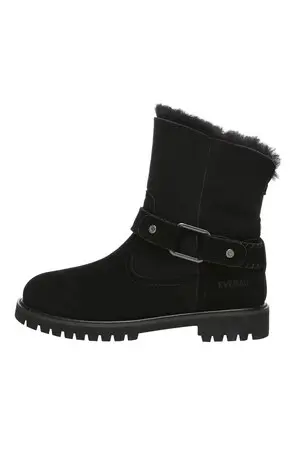 EVERAU AUSTRALIA Pheasant Mid Calf Fashion Boots - Black