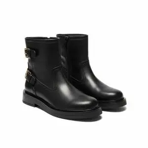 BY VIRGO Opus Handcrafted Leather Boot - Black