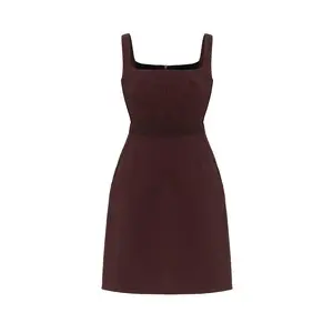 GEORGETTE Mocha Mini Dress