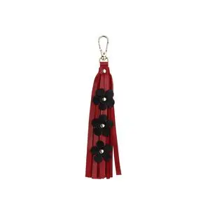 F3ROG BY RANA Red / Black Light Red & Black Triple Flower Keychain - Red/black