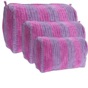 CYC The Striped Velvet Travel Set - Purple