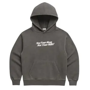 DONT EAT THE HOMIES Not Your Milk Hoodie - Black