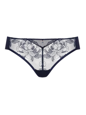 BONBON LINGERIE Coco Heart Full Brief - Blue
