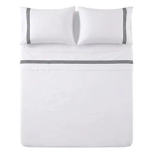 PURE PARIMA Triple Luxe Sateen Sheet Set - Black