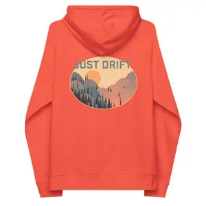 ANCHOR & CREW Organic Cotton Raglan Hoodie - Orange