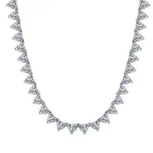 VIVIANA HALIL The Mon Amour Premium Zirconia Necklace In Sterling Silver - Gold