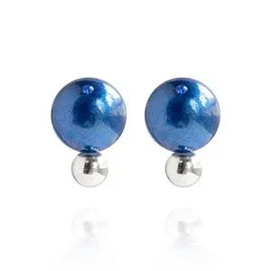SAULE LABEL Lumi Earrings In Imperial - Blue