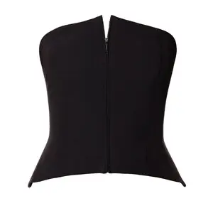 AGGI BY HALEWSKI Missie Magic Strapless Corset - Black