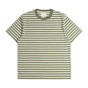 FAR AFIELD Ringer Stripe T-shirt - Green