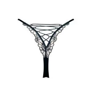 MONIQUE MORIN LINGERIE Whisper Thong - Black