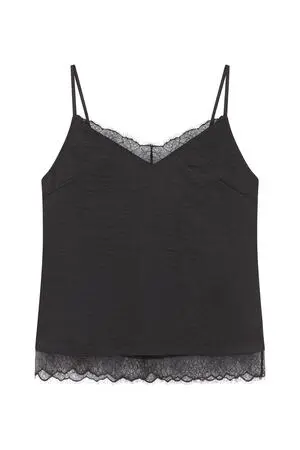 LITTLE LIES Nightbird Lace Trim Cami Top