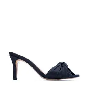 GINISSIMA Sofia Satin Clogs - Black