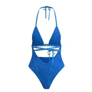 BLACKBOUGH SWIM Aspen Braided Strap One Piece / Reef - Blue