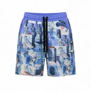 MYSIMPLICATED Graffiti Design Bermuda Shorts