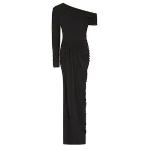 CELESTINE & MAE Anemone Midaxi Dress In Navsoul - Black