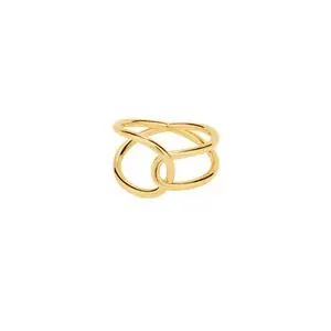 VANCHI Ayla Link Ring - Gold