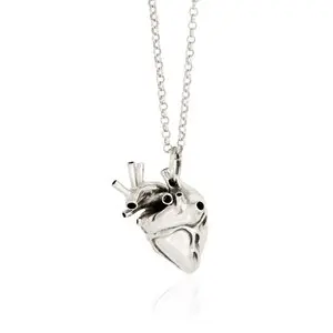 STRANGE FRUIT Heart Pendant - Silver