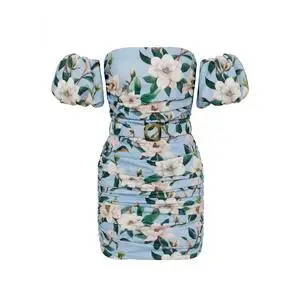 NUR KARAATA Champagne Coast Dress - Blue