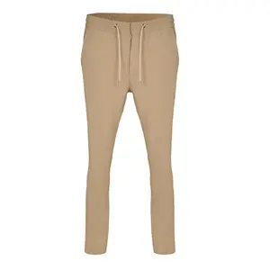 DAVID WEJ Ashford Relaxed Drawstring Trouser Beige - Brown