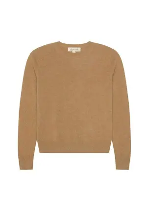 ELLSWORTH + IVEY Daphne Cashmere Sweater Mocha - Brown