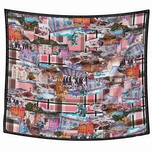 MAXJENNY Scarf Stockholm Royal - Pink