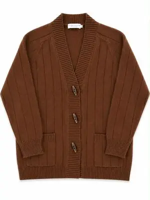 MAISON LOINTAINE Cardigan Nothing But Me Pure Prestige Cashmere - Brown