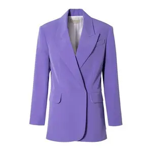 AGGI BY HALEWSKI Blair Opulence Oversized Blazer - Purple