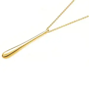 LUCY QUARTERMAINE Long Drop Necklace In Vermeil - Gold