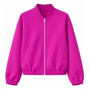 GUARDS LONDON Lora Wool Cashmere Bomber Jacket Bright
