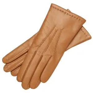 1861 GLOVE MANUFACTORY Cremona Handmade Leather Gloves - Brown