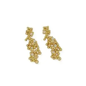 MARTINA ROZENBERG SMIRA JEWELRY Drizzle Earrings - Gold