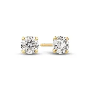 SIF JAKOBS JEWELLERY Solitaire Earrings Venice With Lab-grown Diamonds Yellow Medio - Gold