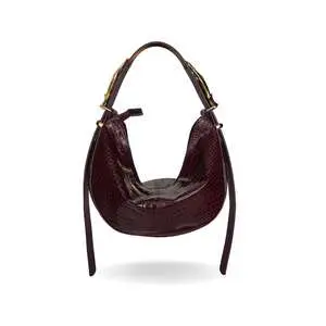 INDIGOLUSH Brown / Red Midi Hobo Gilded Lure Black Cherry - Brown/red