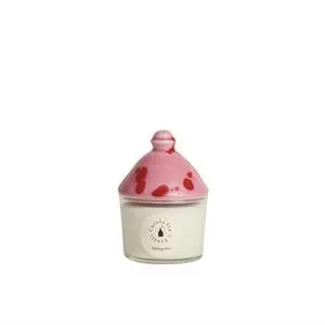 CAROLA FRA I TRULLI Trullino Candle With Pomegranate Scented Soy Wax Candle - Red