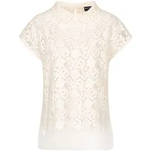 MARIANNA DÉRI Sheer Embroidered Blouse - White