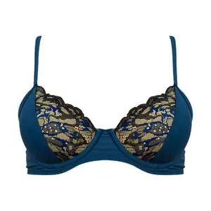 IVY SWIMWEAR Misty In Sapphire Bikini Top - Blue