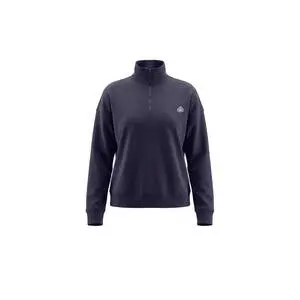 BE ATHLETICA Varsity Athletica Quarter-zip Sweatshirt Midnight - Blue