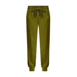 KNOWN SUPPLY Drawstring Cotton Joggers Docino Olive - Green