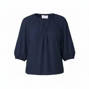 FRANCHETTI BOND Maddalena Puff Sleeve Shirt - Blue