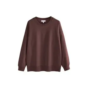 SUPESU Cubby Sweater, Oversized Cherry - Brown