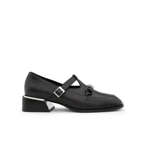 ILVI Tova Leather Pump - Black
