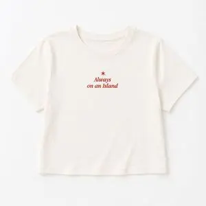 YORSTRULY Cropped T-shirt Vanılla - White